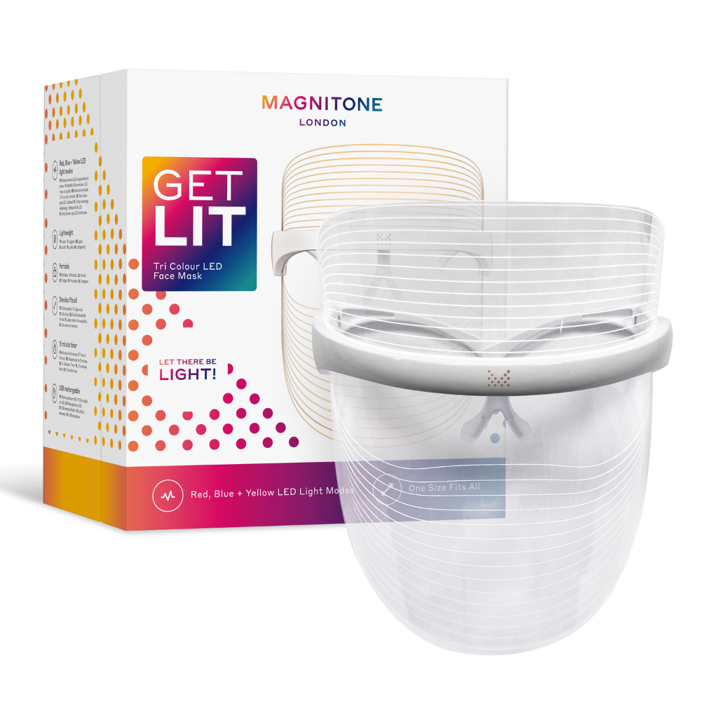 Get Lit LED Tri Colour Face Mask | MAGNITONE London